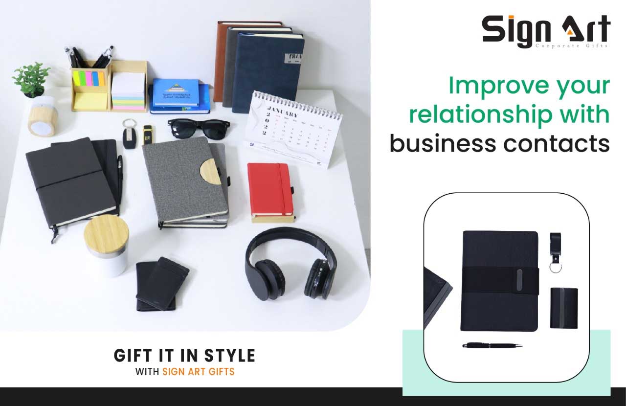Improve your relationship with business contacts - Signartgifts