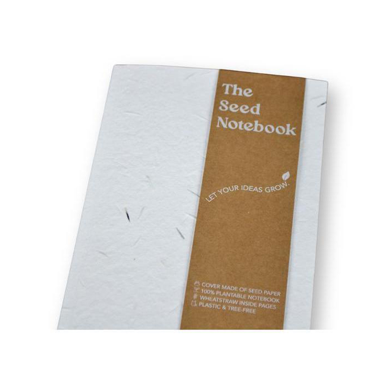 A5 Notebook - Handmade Soft Cover - Seed Paper - Signartgifts